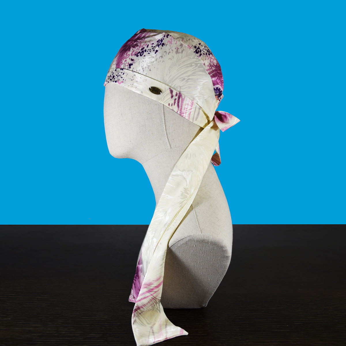Kai wears Bold's Let Me Entertain You (White) Silk Headwear – Bold ...