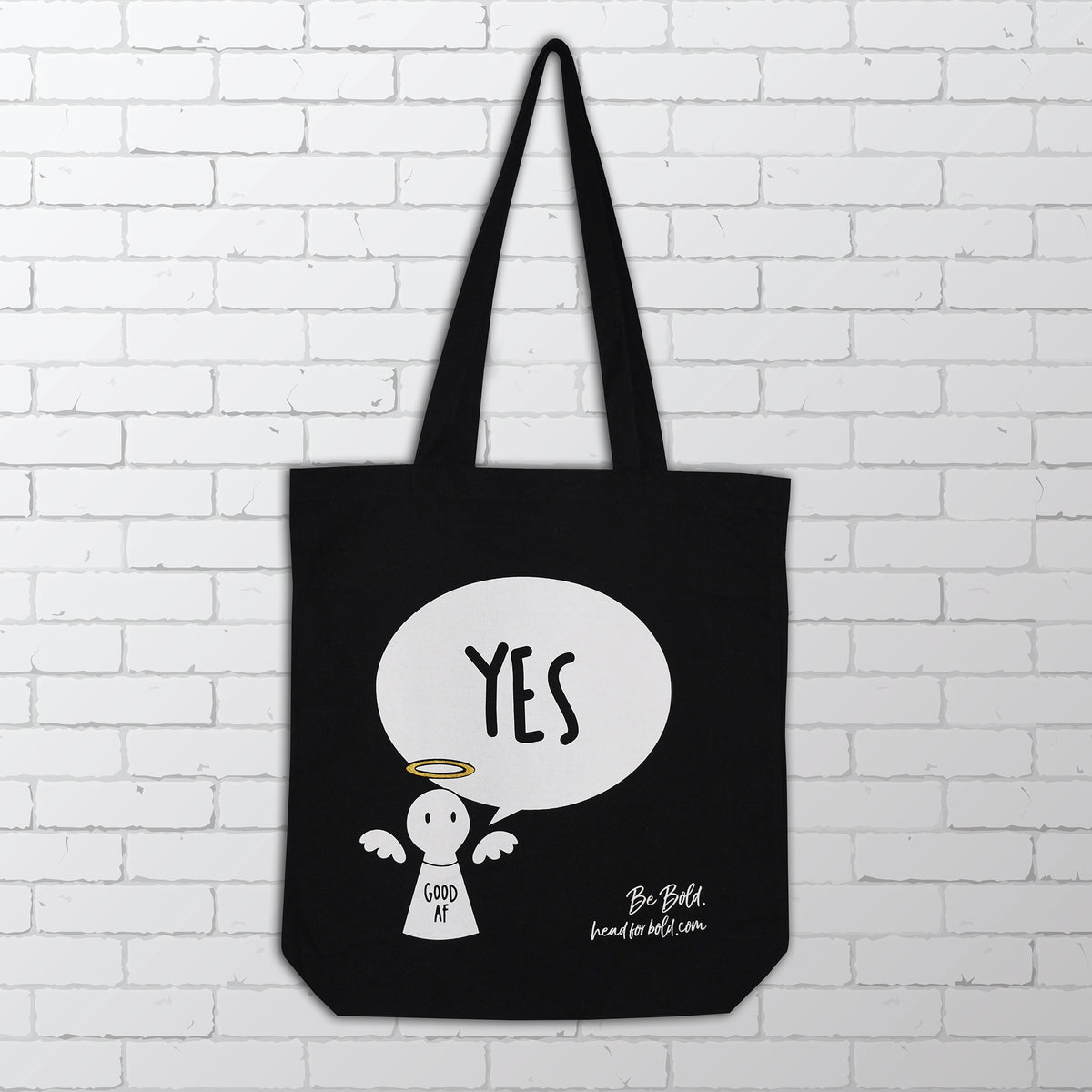 Yes / No Re-usable Tote Bag - #Bagsy | Unique streetwear Bold Clothing ...